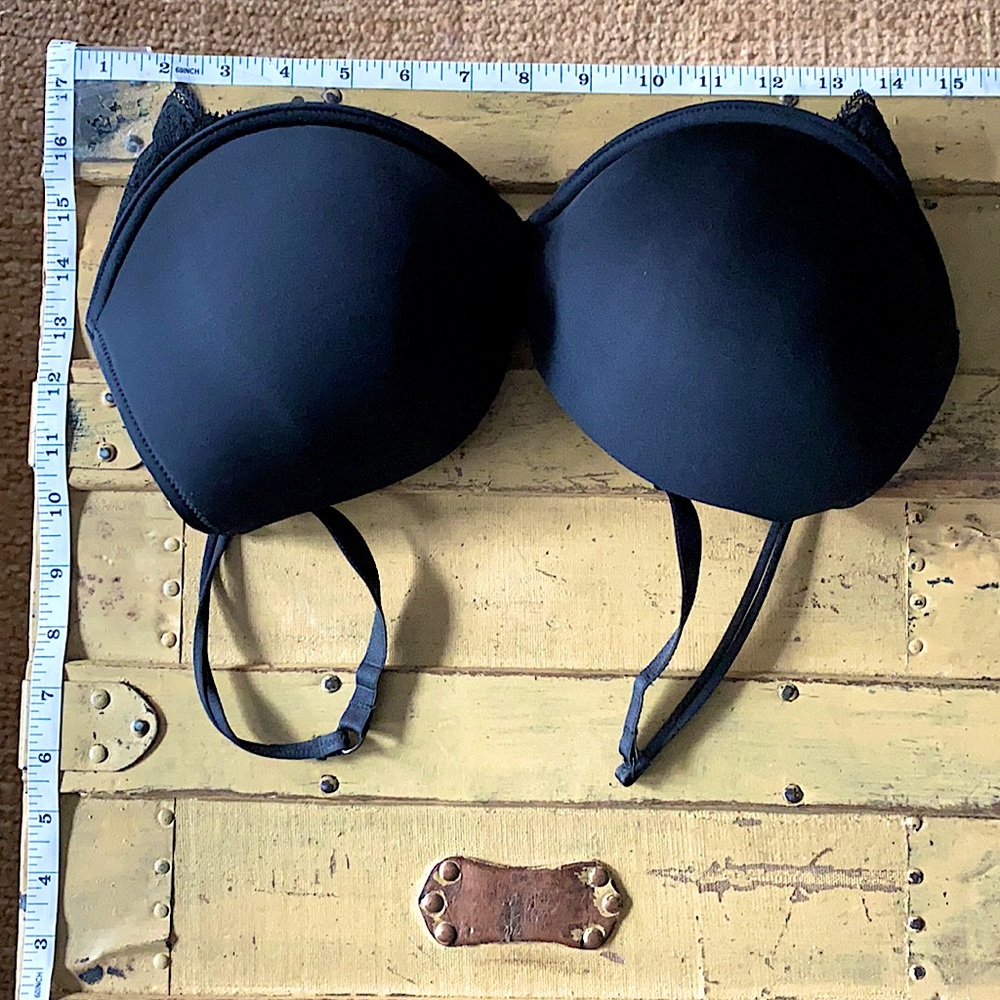 Frederick's Of Hollywood Str Push-Up Bra Lace 34dd - Gem